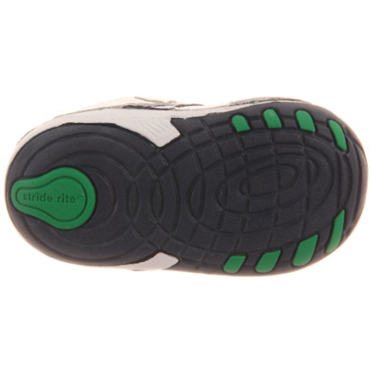 Stride Rite boys Srt Soft Motion Artie Athletic Sneaker, White/Navy, 3.5 Infant US