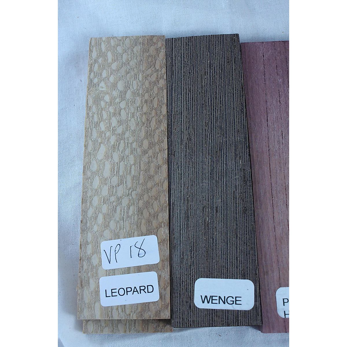 Payne Bros Custom Knives Variety pack of 5 wood scales, 5 INCH, for knife making - gun grps - craft supplies (VP18)