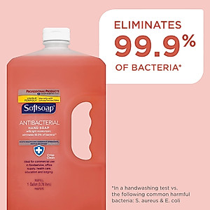 Softsoap Antibacterial Hand Soap, Crisp Clean, 1 Gallon Refill