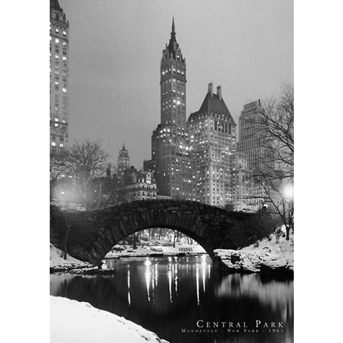 HommomH 50" x 80" Blanket Throw Comfort Thin Soft Air Conditioning NYC - Central Park, 1961