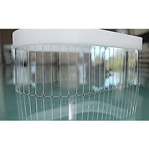 Clear Dust Shoe for Router Engraving Milling Machine Dust Boot Collector (3.5 inch)