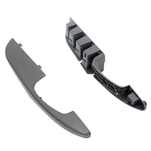 ECOTRIC Interior Pull Handle Door Armrest Compatible with 2003-2019 Chevrolet Express Van GMC Savana Left Driver Side Replacement for 10388387 15817114