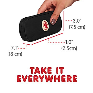 Fjallraven Men's Kånken, Black, 18 x 7.5 x 2.5 cm