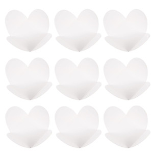 Cabilock 100Pcs Chocolate Wrappers Paper Truffle Chocolate Cups Liners Candy Cups Dessert Base Baking Supplies for Biscuit Cake Making White