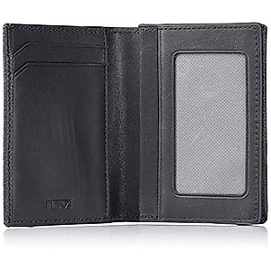 TUMI - Nassau Gusseted Card Case Wallet for Men - Black Texture