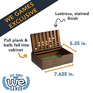 WE Games Wood Captain's Mistress (4-in-a-Row) Connect Game