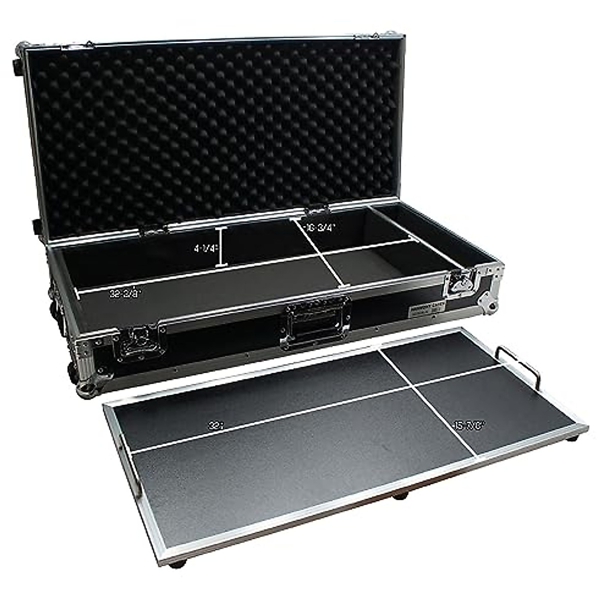 Harmony Audio Cases HCPEDAL32 Custom Hard ATA Flight 32" Guitar Pedal Compatible with Case