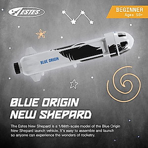 Estes Blue Origin New Shepard 2198 | Beginner Level