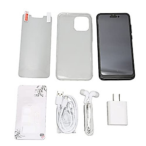 i14pro max Android 11 4G Unlocked Smartphone, Unlocked Phone 6GB RAM+64GB ROM, 6.1in HD Screen Cell Phone Gifts For Kids Seniors Backup Phone, 8MP+16MP Camera, Face Unlock, GPS 4000mah Battery(Black)