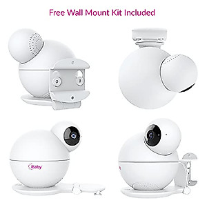 iBaby M8L 1080P Smart Baby Camera Monitor, WiFi Baby Monitor with Upgraded Night Vision 2 Way Talk Motion/Crying Alert Lullabies 360º Pan 110º Tilt White