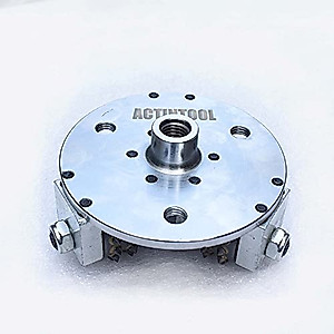 ACTINTOOL Single Plate Coating Removing Concrete Stone Texturing Bush Hammer Bit for Angle Grinder, Concrete Repair Patch Prepare Bushing Hammer Tool for Polisher