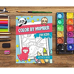 Color by Number for Kids: Activity Book