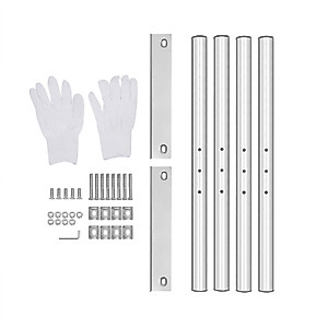 Double Overshelf Stainless Steel 12'' x 31'',Commercial 2 Tier Shelf for Prep & Work Table in Restaurant,Home and Kitchen,Double Tier Overshelf,Double Deck Overshelf,Kitchen Table with Adjustable