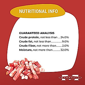 Marshall Pet Products Natural High-Protein Bandit Semi-Moist Chew Treats, with Meaty Bacon Flavor, for Ferrets, 3 oz