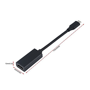 GAOHOU 4K Ultra HD USB 3.1 USB-C Type C to HDMI HDTV Dongle Adapter Cable Converter