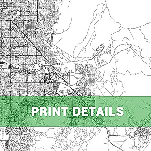 Dear Mapper Henderson United States View Abstract Road Modern Map Art Minimalist Painting Black and White Canvas Line Art Print Poster Art Line Paintings Home Decor (Set of 3 Unframed) (16x24inch)