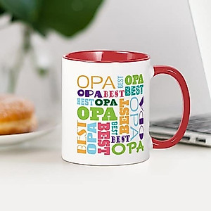 CafePress Best Opa Gift Mug Ceramic Coffee Mug, Tea Cup 11 oz