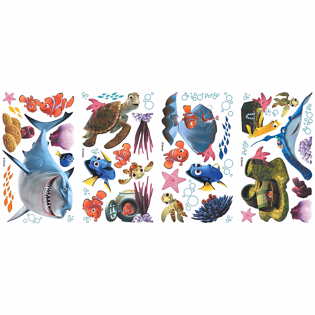 RoomMates RMK2059SCS Wall Decal, Finding Nemo