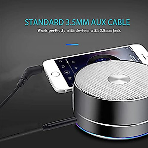 3.5mm to 2.5mm Aux Cable Cord Compatible with Bose 700 QuietComfort QC35II QC35 QC25 Noise Cancelling Headphones, JBL E45BT E55BT E65BTNC Bluetooth Earphone, Audio Replacement Wire (5)