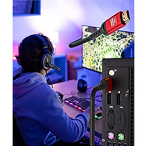 ALLEASA 4K Long HDMI Cable 40 ft 12M, 40FT HDMI Cable in-Wall CL3 Rated(HDR10 8/10bit 18Gbps HDCP2.2 ARC) High Speed 40' HDMI Cable Compatible with Roku TV/Laptop/PC/HDTV/Console