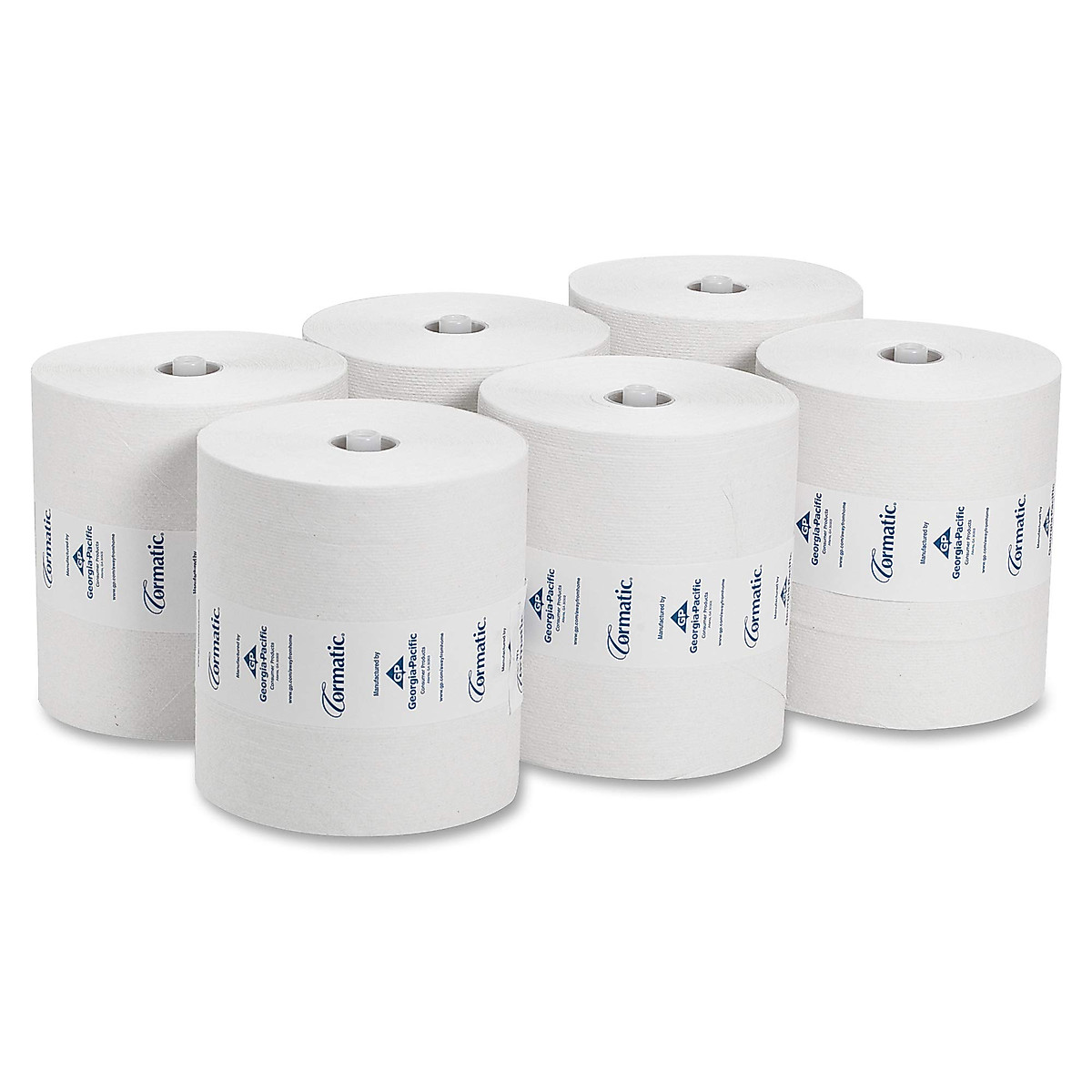 Cormatic Paper Towel Roll by GP PRO (Georgia-Pacific), White, 2930P, 700 Linear Feet Per Roll, 6 Rolls Per Case
