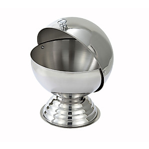 Winco 20 Ounce Sugar Bowl with Roll Top, Set of 6