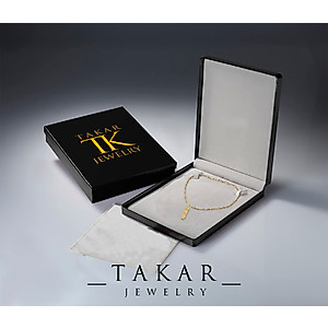 Solid 14k Yellow Gold Egyptian Cartouche Tablet Pendant