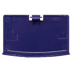 Battery Cover Case Back Door Lid Replace for Game Boy Advance GBA (Purple)