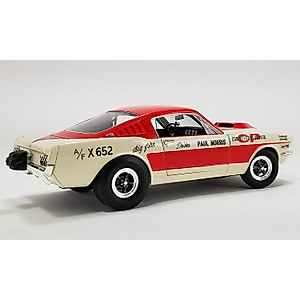 1965 A/FX Red and Cream Holman Moody Limited Edition to 636 Pieces Worldwide 1/18 Diecast Model Car by Acme A1801855