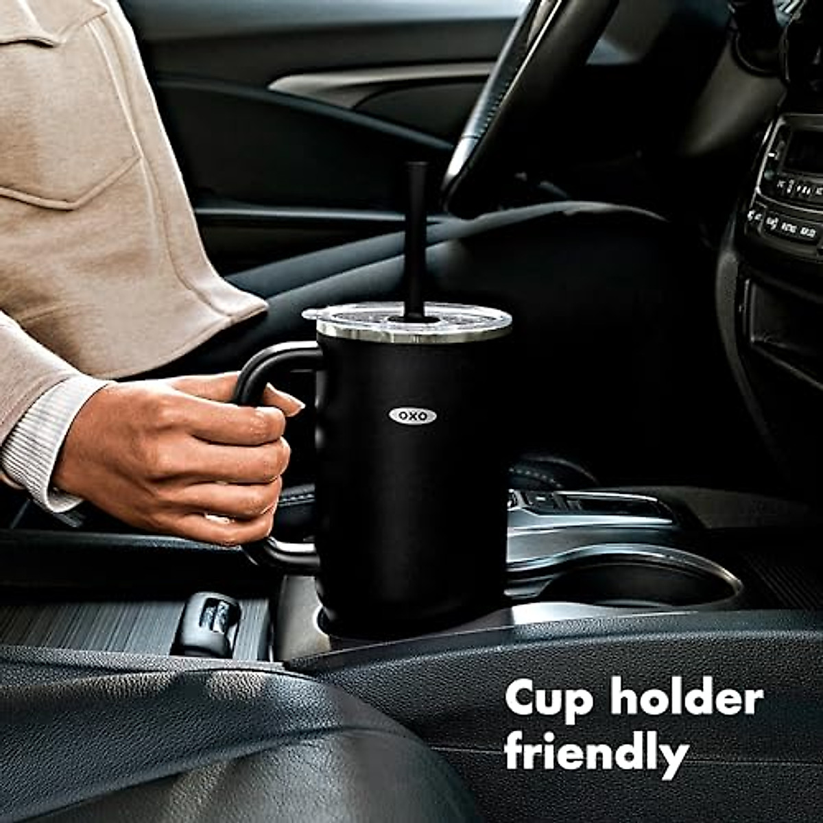 OXO Strive XL Tumbler with Handle – 40 oz. – Onyx