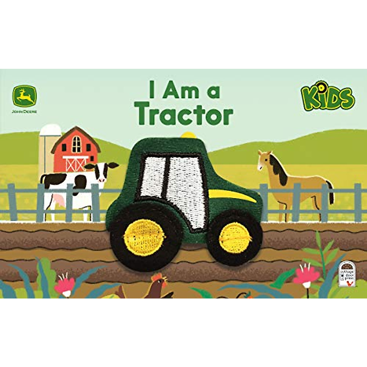 I Am a Tractor - John Deere Finger Puppet Book for Babies and Toddlers (Finger Puppet Book - John Deere)