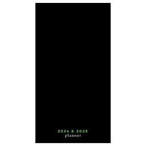 TF Publishing, Simple Black 2yr 2024 Pocket Planner