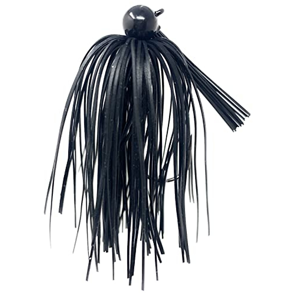 Reaction Tackle Tungsten Football Jig for Bass Fishing - 1/4 oz Black