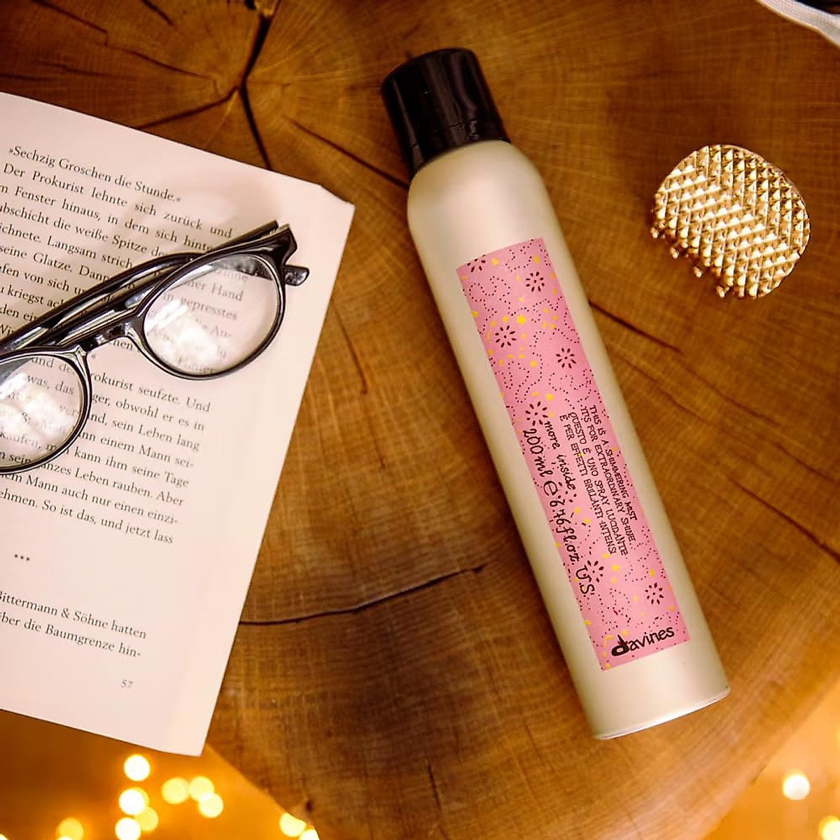 Davines This is a Shimmering Mist, Light Finishing Mist For Added Shine, Gloss And Moisturizing Anti-Frizz Protection, 6.76 Fl. Oz.