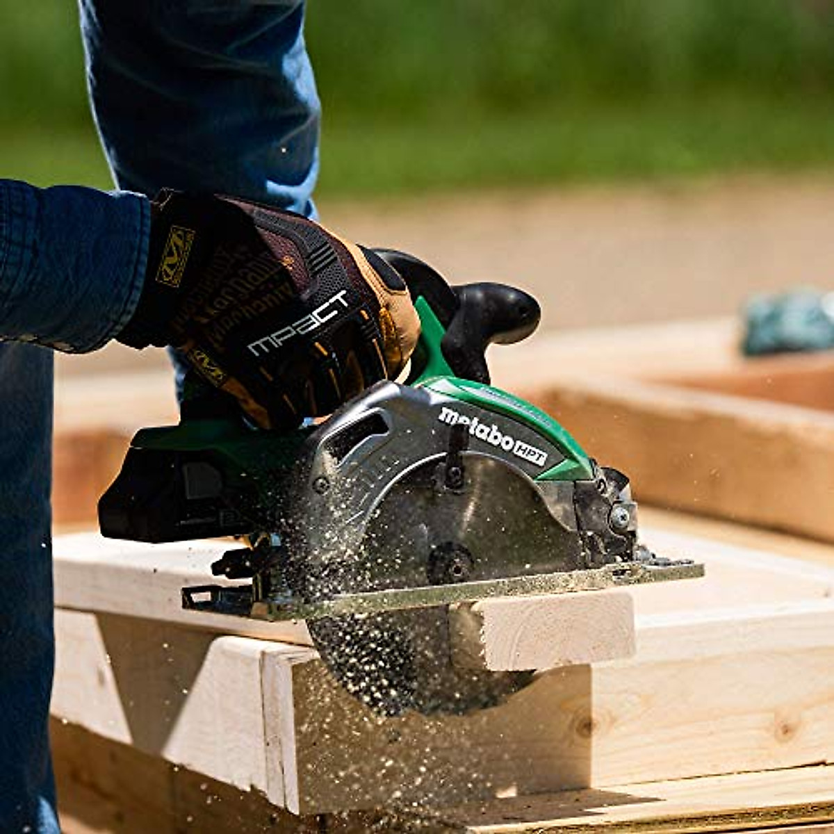 Metabo HPT Cordless Circular Saw | Tool Only | No Battery | 18V | 6-1/2" Deep Cut Design | Brushless Motor | Lifetime Tool Warranty | C18DBALQ4