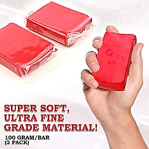 Car Clay Bars Auto Detailing 2 Pack 100g by TAKAVU, Premium Medium Grade Material, Auto Detailing Magic Clay Bar Cleaner for Cleaning Cars, RV, Boats and Bus