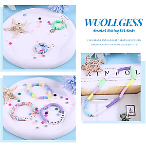 Wuollgess 20,000PCS Clay Beads for Bracelet Making Kit, 120 Colors 6 Boxes Polymer Heishi Beads, Friendship Bracelet Kit for DIY Crafts, Earrings Necklace Jewelry Making Kit for Adults