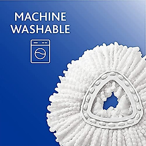 O-Cedar System Easy Wring Spin Mop & Bucket with 3 Extra Refills