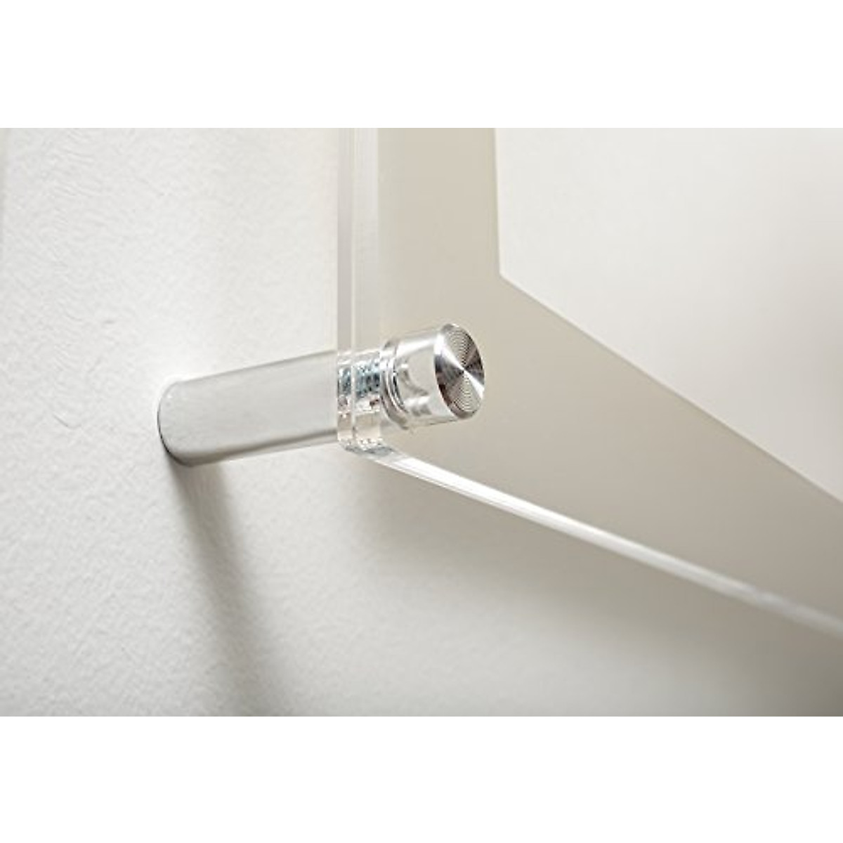 Wexel Art 1.5-Inch Standard Wall Mounts for Wexel Art Framing Grade Acrylic Floating Frames, Silver (Pack of 4)