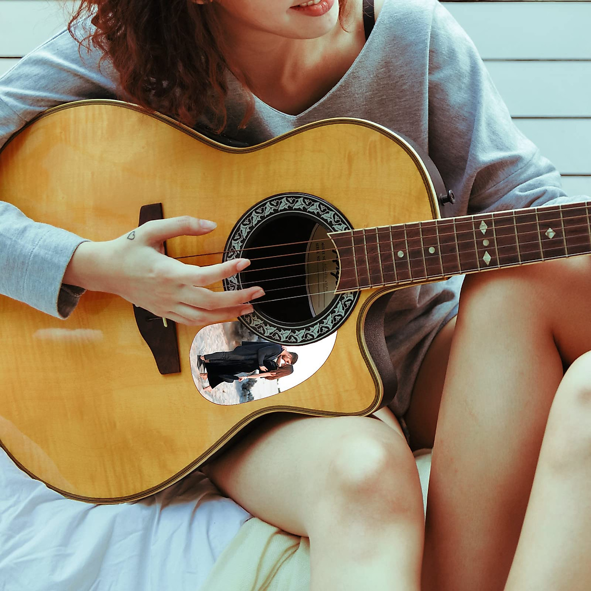 Custom Acoustic Guitar Pick Guard Personalized Photo Guitar Pickguard Scratch Plate For Guitar Replacement Gifts (sort)