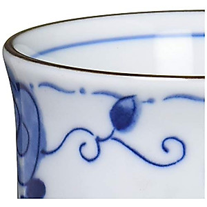 Sanrio 307132 Hello Kitty Blue Rose (Dyed) Tea Cup (with Gift Box), 6.8 fl oz (200 ml), White