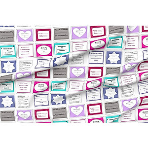 Spoonflower Fabric - Quilt Label Out Sewing Printed on Petal Signature Cotton Fabric Fat Quarter - Sewing Quilting Apparel Crafts Decor