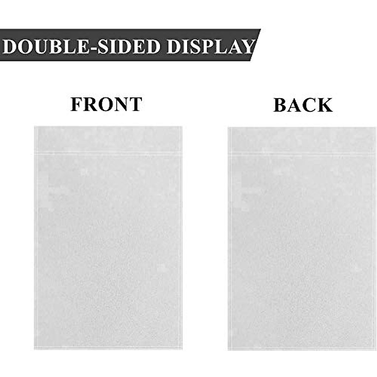 OrangeTag 10Pcs 30x45CM Sublimation Blank Polyester Lawn Garden Flags Parade Banners White