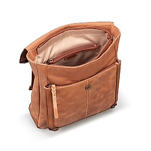 the sak womens Ventura Leather Convertible Backpack, Tobacco Floral Embossed Ii, One Size US