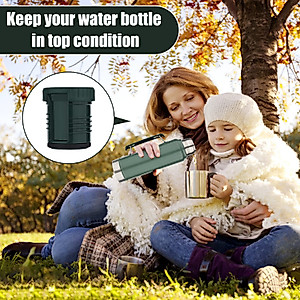 4pcs Silicone Replacement Gaskets Classic for Stanley, Silicone Seal Gasket for Stanley Compatible With Stanley Classic 20 oz 1.0 QT 1.5 QT 2 QT 2.5 QT Vacuum Bottle Stopper Black