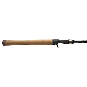 Dobyns Rods Champion XP Series 7’3” Casting Bass Fishing Rod DC734CFH Heavy Fast Action | Modulus Graphite Blank w/Kevlar Wrapping | Fuji Reel Seat | Baitcasting | Line 10-20lb Lure ¼ -1 oz, Black/Blue