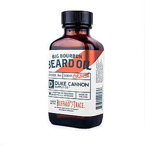 Duke Cannon Supply Co. Big Bourbon Beard Kit for Men - 1.6 oz. Beard Balm & 3 oz. Oil, 10 oz. Bourbon Soap, Premium Grooming Set