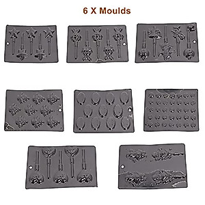 Chocolate Melting Pot Electric Fondue Melter Machine Set with Mold DIY Pink Stainless Steel Plastic Home Candy Chocolate Making Melting Pot Kitchen Tool Double-pot