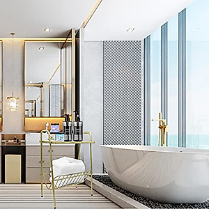 Jbikao Gold End Table Set of 2, Small Nightstand, Slim Side Table, Modern Sofa Bedside Table for Bedroom, Living Room,Rustic