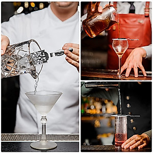 Absinthe Spoon Stainless Steel Absinthe Fountain Accessory Absinthe Dripper for Absinthe Glasses Sugar Cube Silver